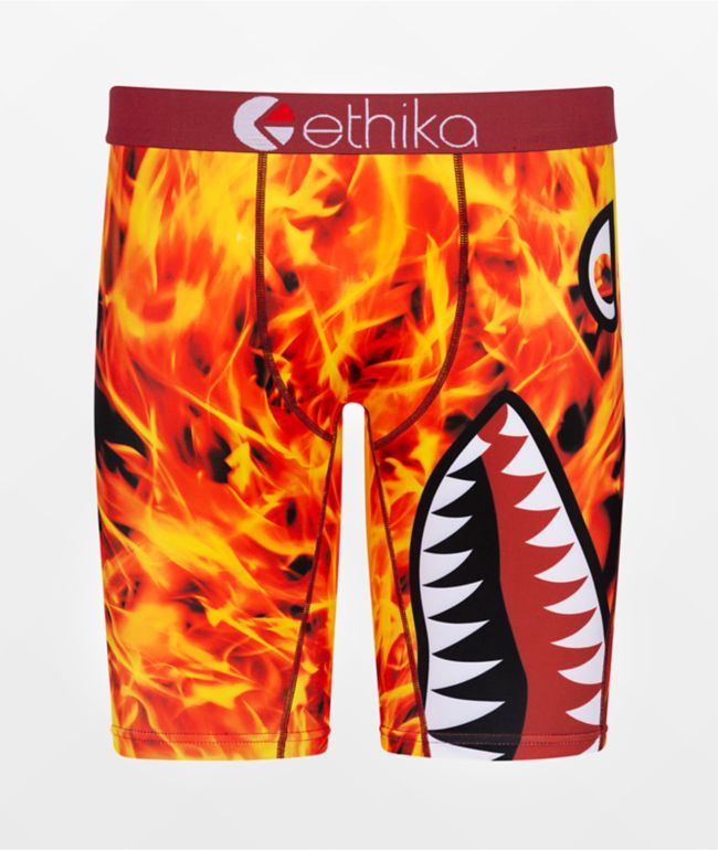 Ethika Kids Bomber Diamond Drip Black Boxer Briefs