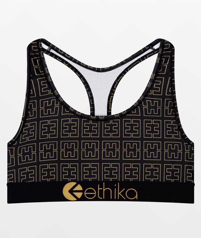 Ethika E'mono Black Sports Bra