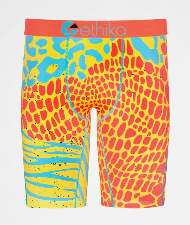 Ethika Kids Multi Color Squares Boxer Briefs