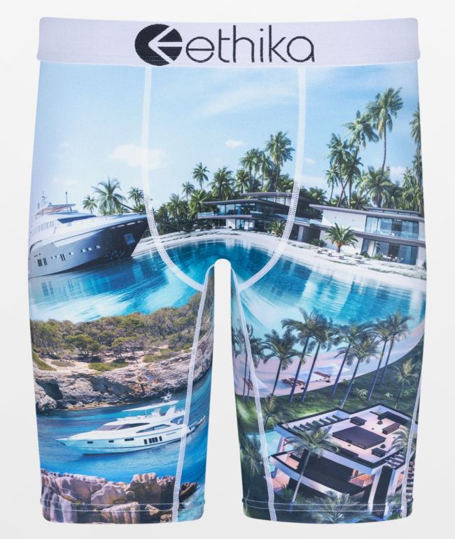 Ethika Higher Ed Black & Red Boxer Briefs
