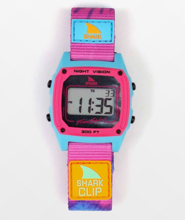 Freestyle Shark Classic Clip Neon & White Digital Watch