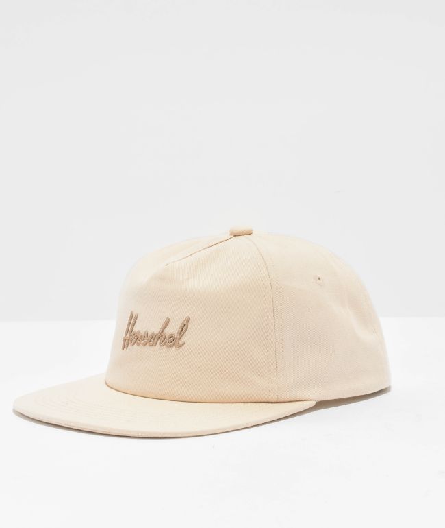 Herschel Supply Co. Scout Beige Snapback Hat