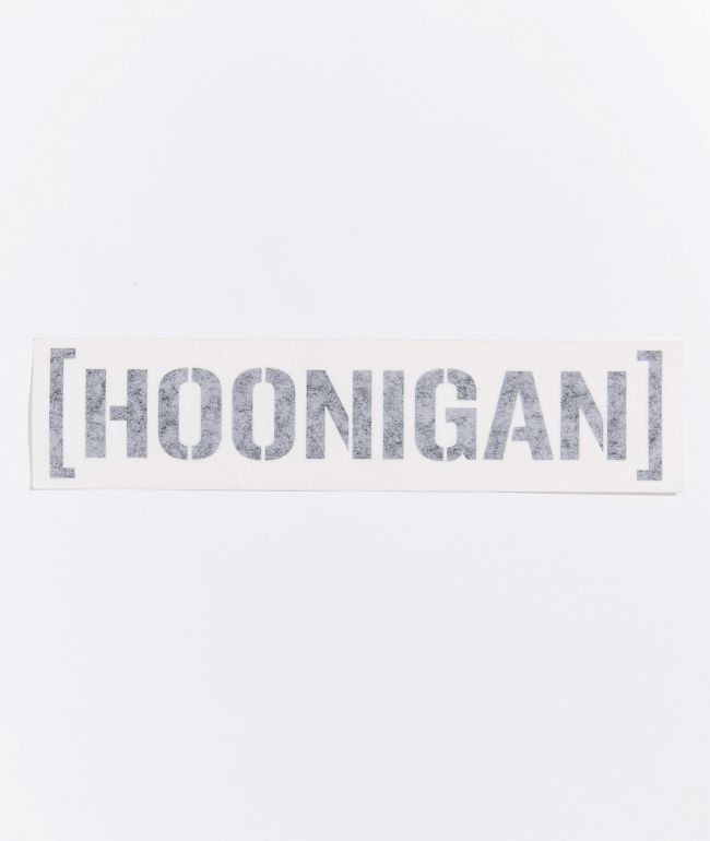 Hoonigan Logo Black Die-Cut Sticker