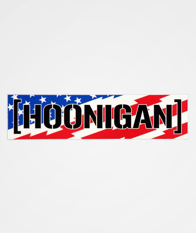 Hoonigan Stars & Stripes Sticker