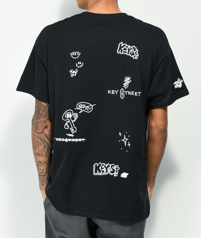 Key Street Dreamin Black T-Shirt
