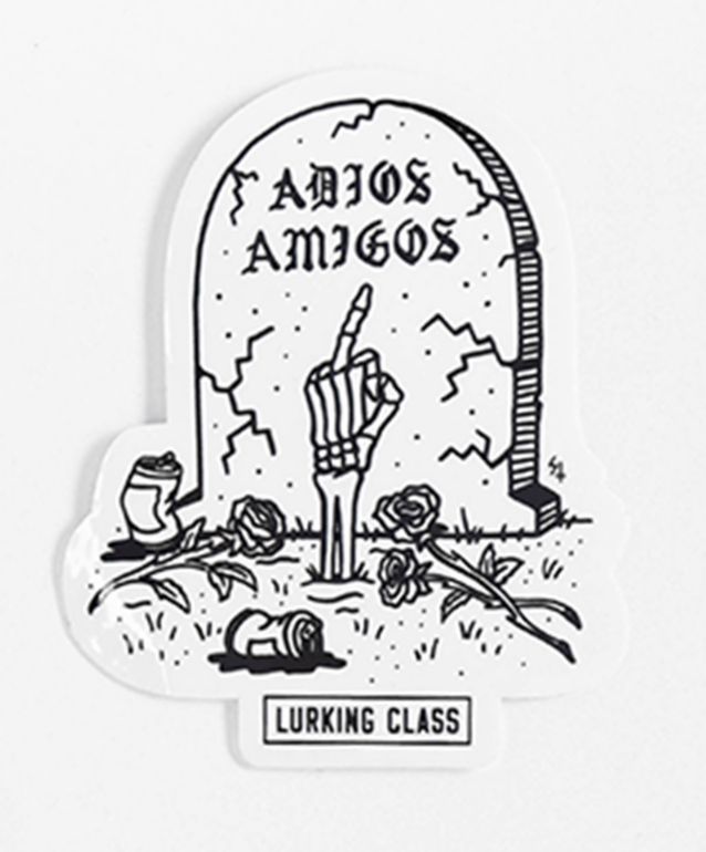 Lurking Class by Sketchy Tank Adios Sticker