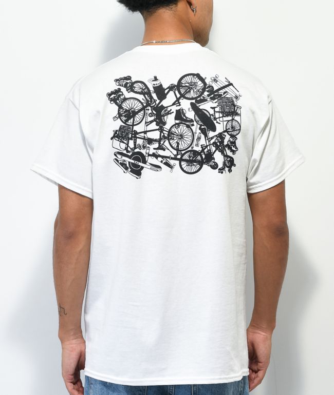 Mall Grab Skatepark White T-Shirt