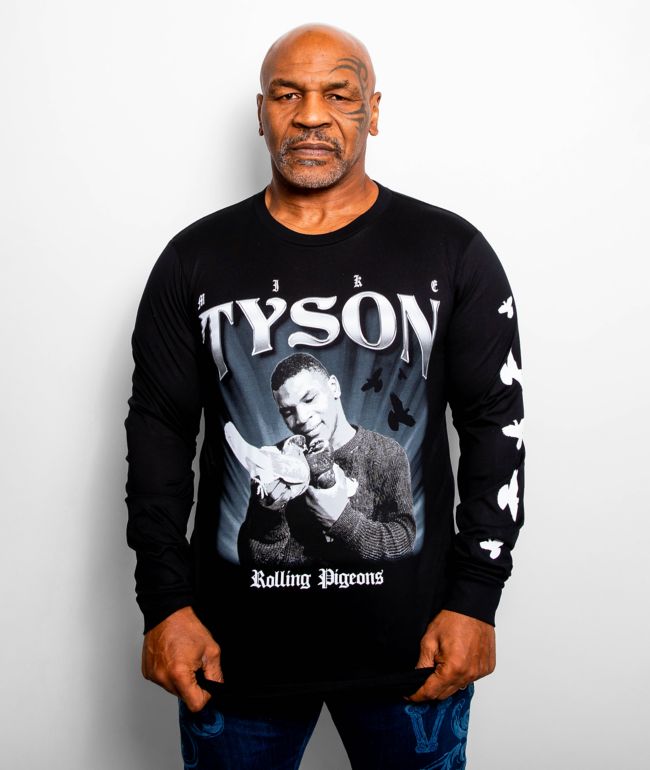 Mike Tyson Chrome Heavyweight Champ Black T-Shirt