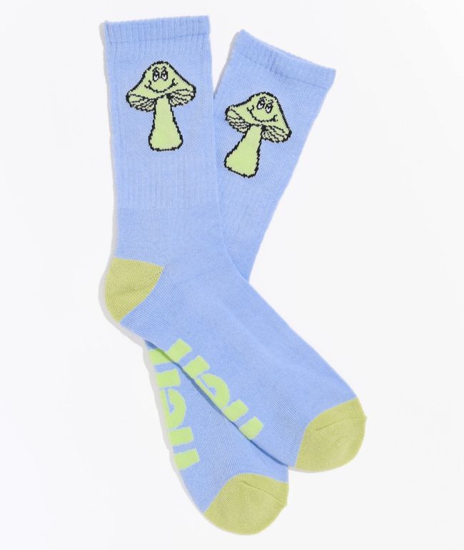 Neff Fun Guy Pastel Blue Crew Socks