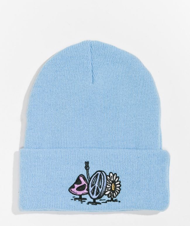 Neff Lawrence Peace Blue Beanie
