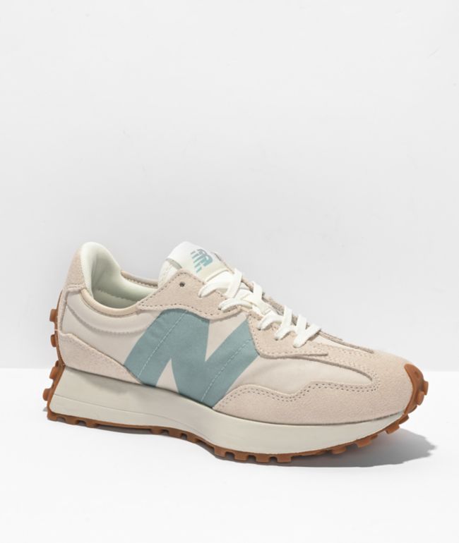 New Balance Lifestyle 327 Moonbeam & Storm Blue Shoes