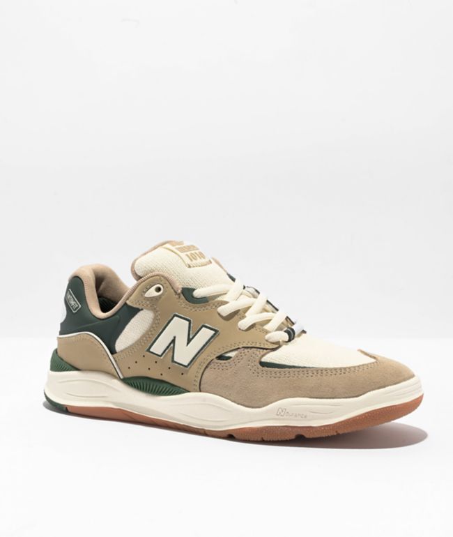 New Balance Numeric Tiago 1010 Tan & Green Skate Shoes