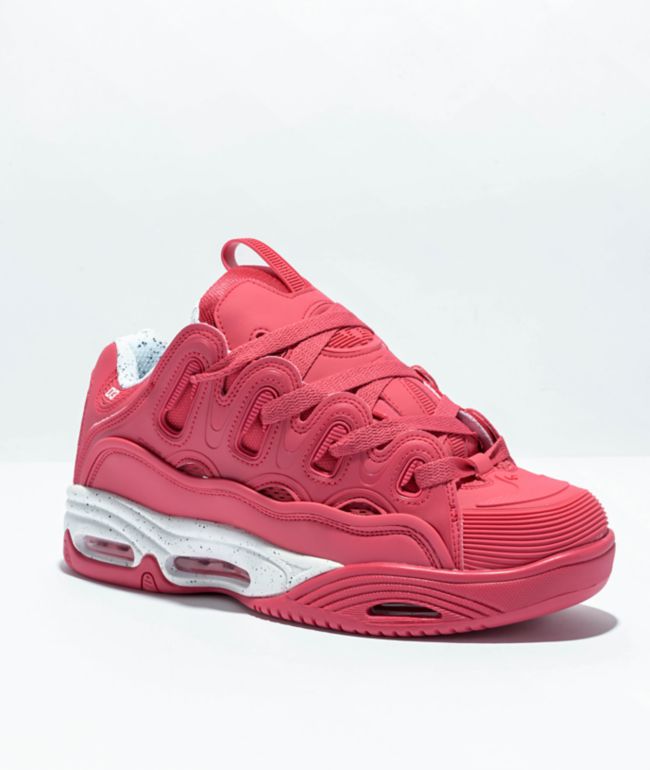 Osiris D3 2001 Pink & White Skate Shoes