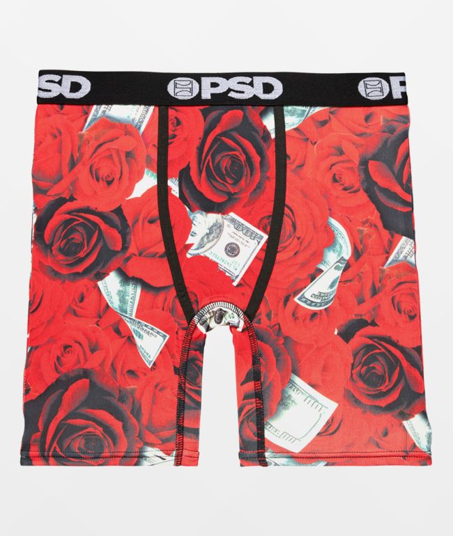 PSD Boys 100 Roses Boxer Briefs