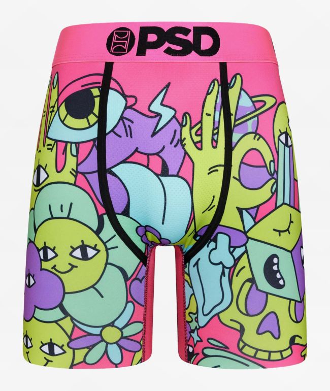 PSD x Playboy Strokes Black & Pink Boxer Briefs
