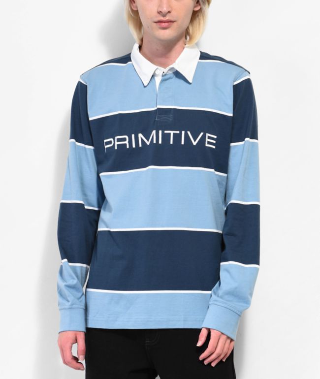 Primitive Hampton Blue Rugby Shirt