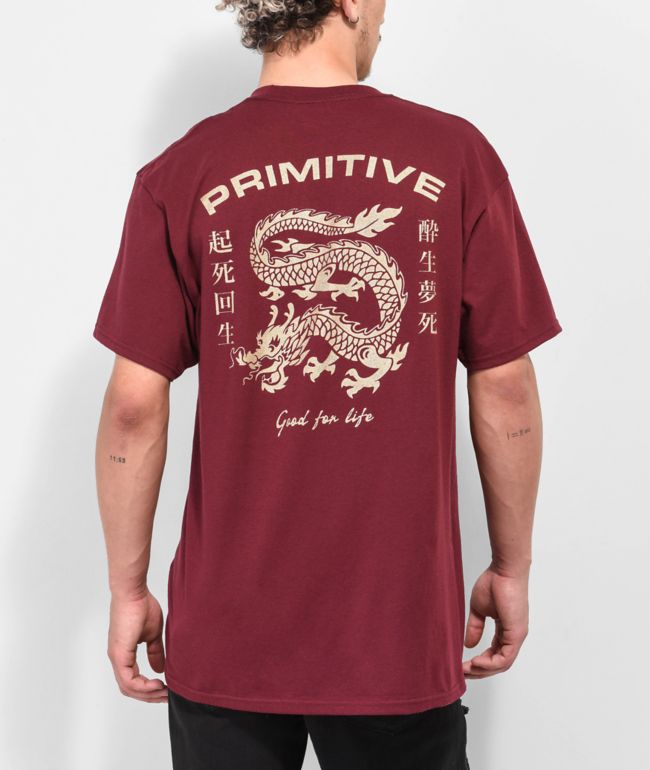Primitive Hydra Maroon T-Shirt