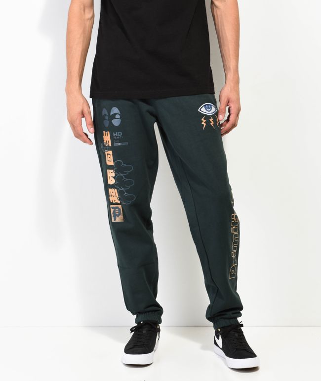 Primitive Shadows Black Polar Sweatpants