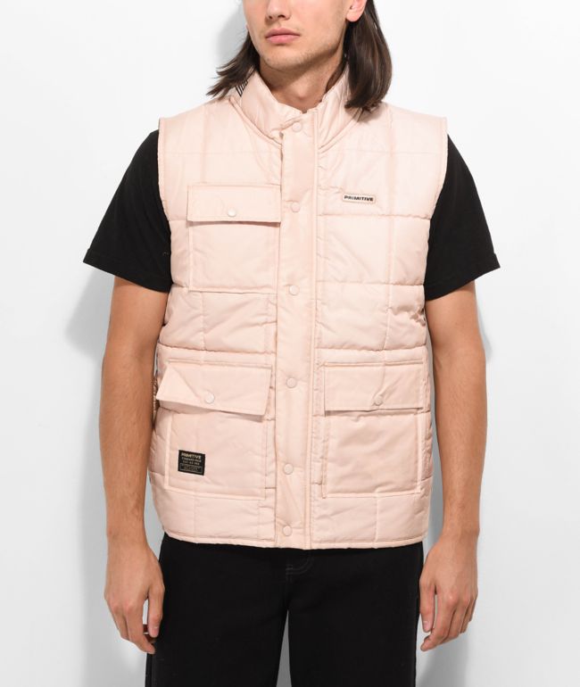 Primitive Taylor Beige Puffer Vest