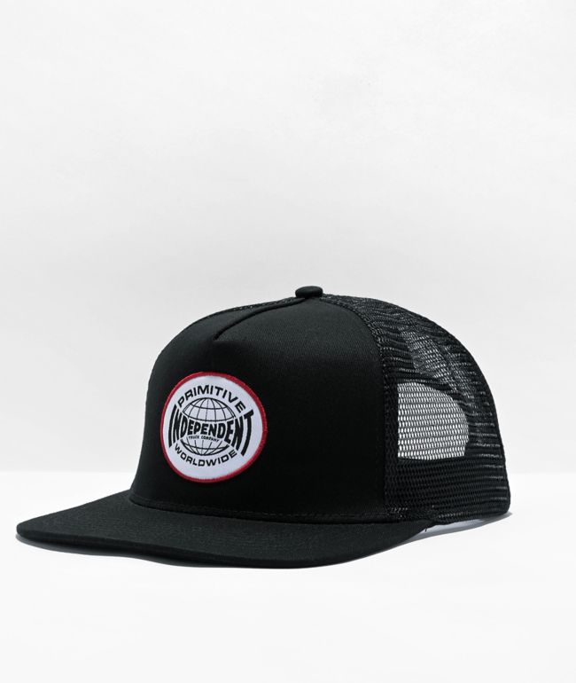 Primitive x Independent Black Trucker Hat