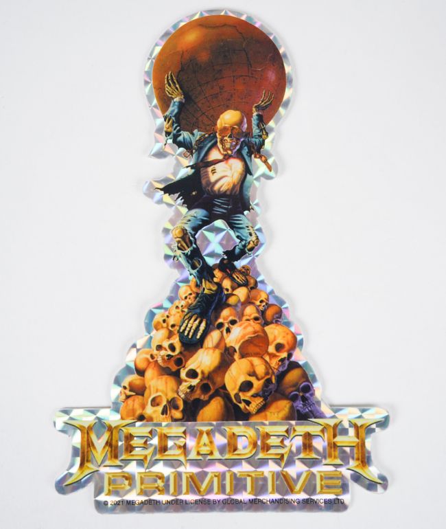 Primitive x Megadeth Worldwide Sticker