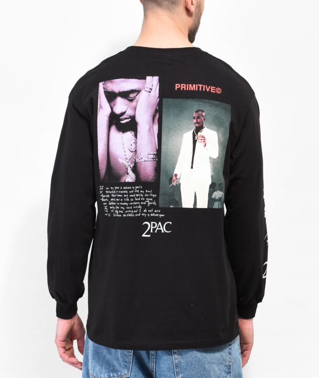 Primitive x Demon Slayer Kyojuro Black Long Sleeve T-Shirt