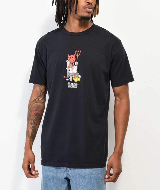 RIPNDIP x World Industries Black T-Shirt