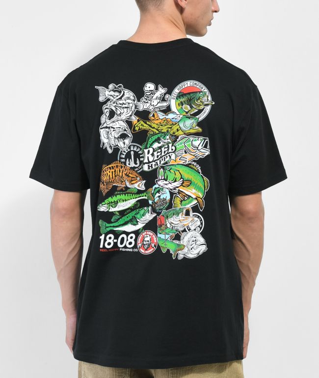 Reel Happy Co. Blappies Black T-Shirt