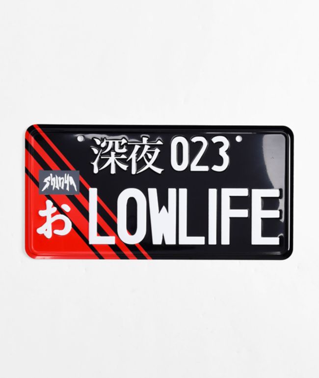 Shinya UWU Pink License Plate
