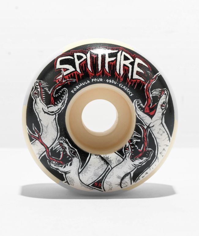 Spitfire T Funk Savie Formula Four 54mm 97a White Skateboard Wheels