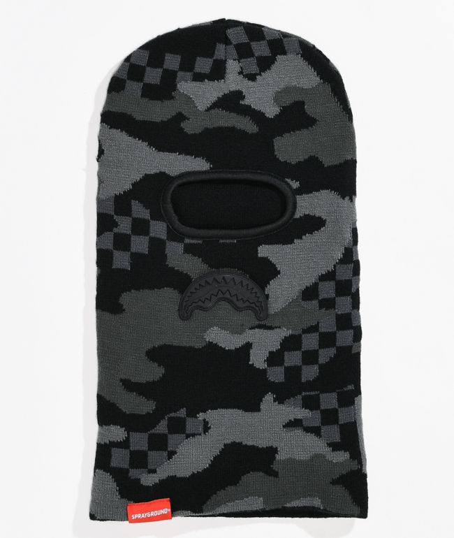 Sprayground 3 A.M. Never Sleep Black & Grey Balaclava