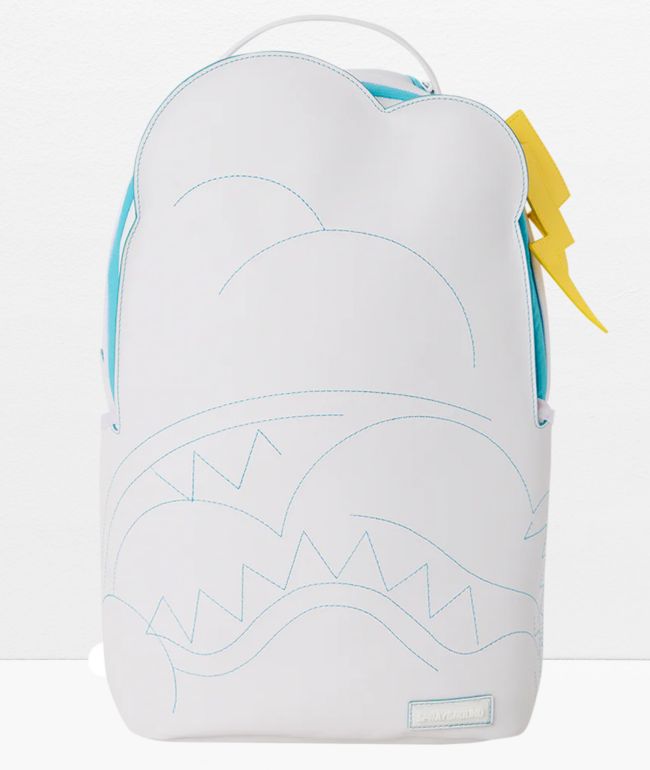 Sprayground Cloud DLX White Backpack