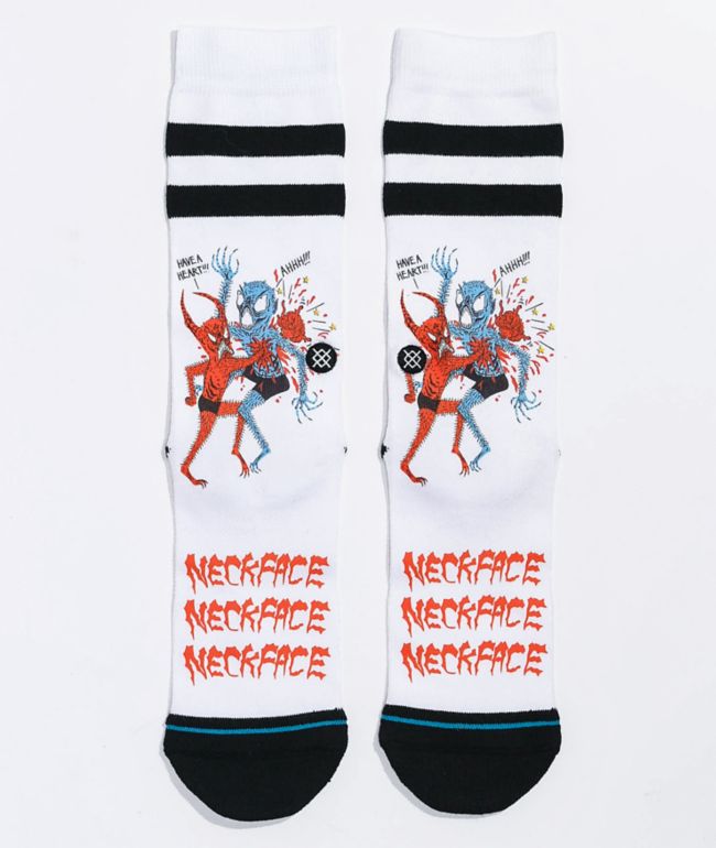 Stance x Rick and Morty The Seat Green & Pink Crew Socks