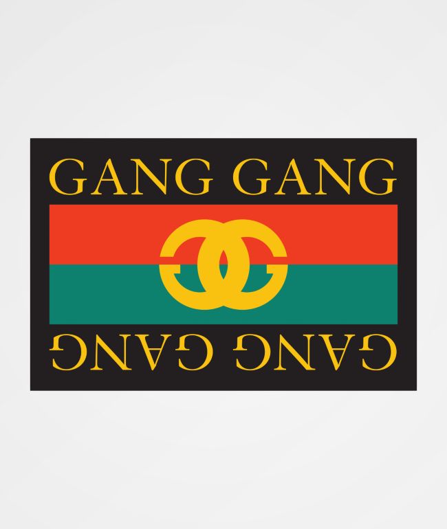 Stickie Bandits Gang Gang Logo Sticker