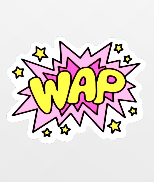 Stickie Bandits WAP Comic Sticker