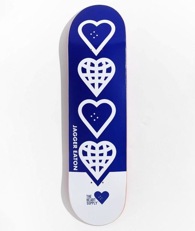 The Heart Supply Jagger World Heart 8.25" Skateboard Deck
