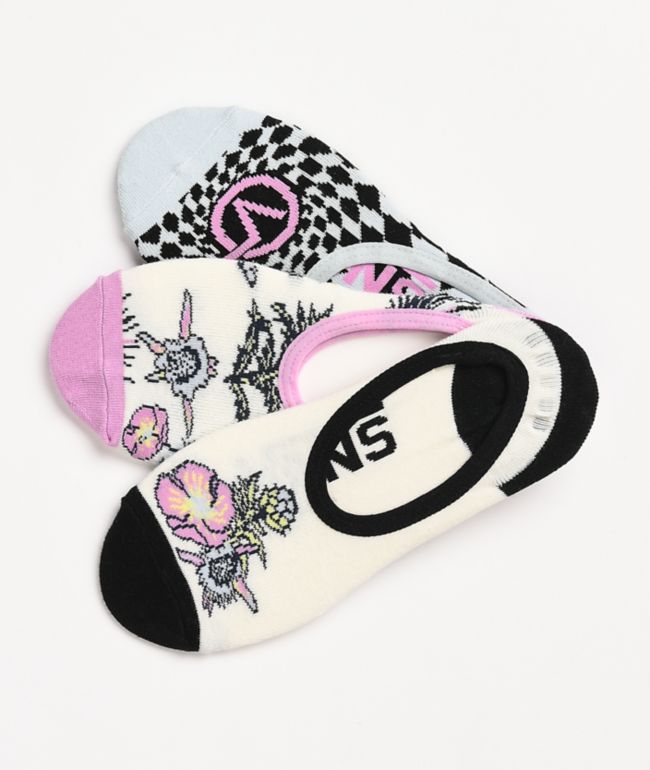 Vans Safari Canoodle 3 Pack No Show Socks