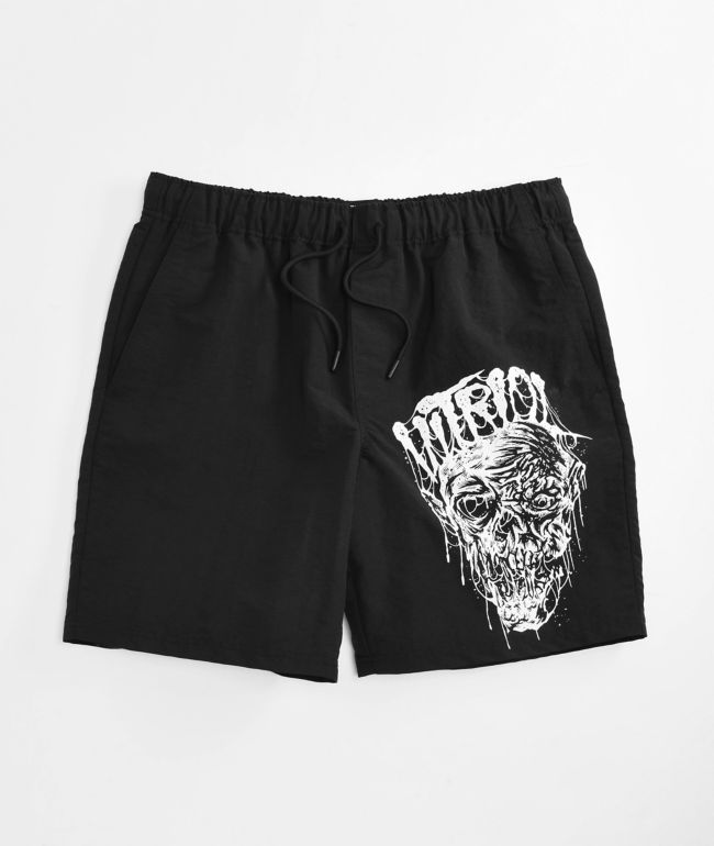 Vitriol Fusion Melting Face Black Board Shorts