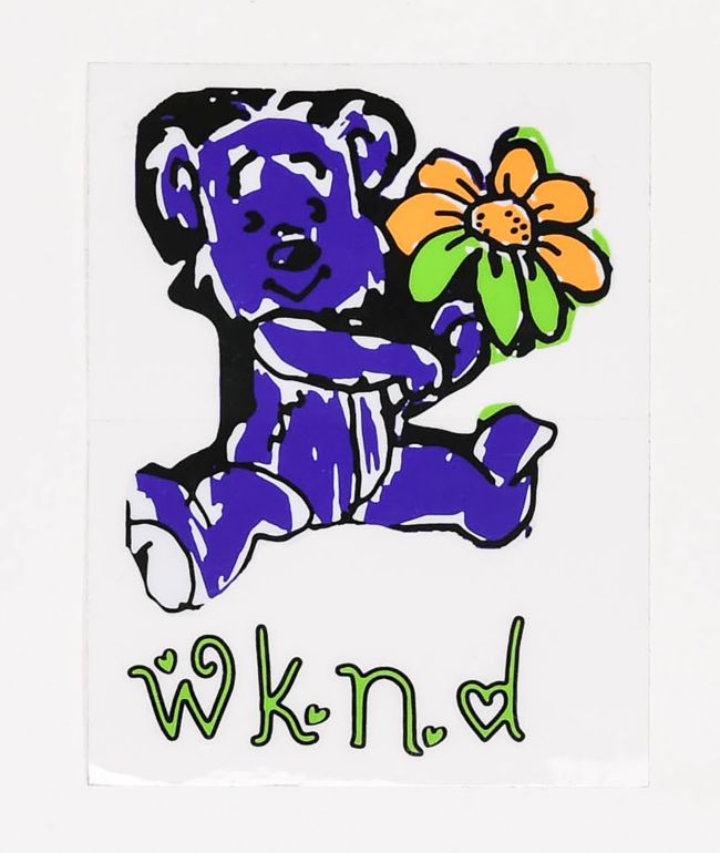 WKND Skateboards Icy Hot Sticker