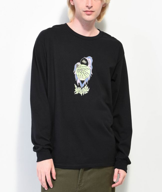 Welcome Cloak Black Long Sleeve T-Shirt