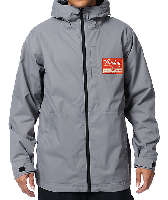 Analog Spectrum Grayscale 10K Snowboard Jacket at Zumiez : PDP