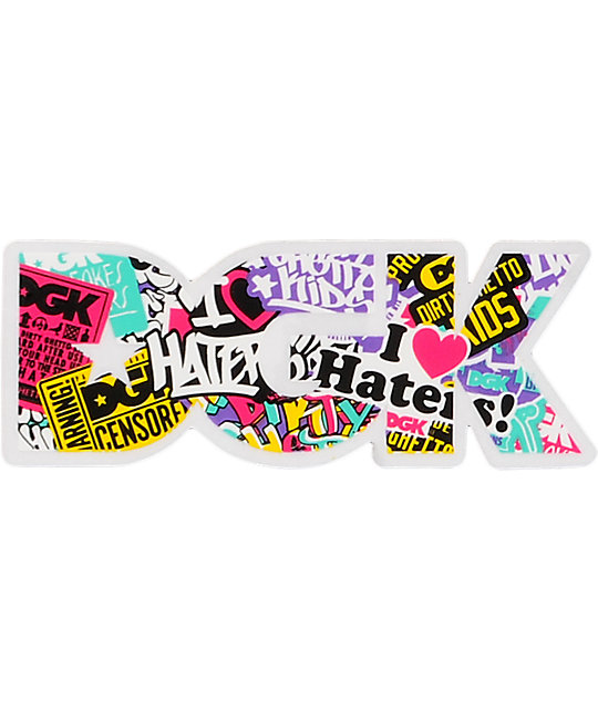 DGK Collage Logo Sticker | Zumiez