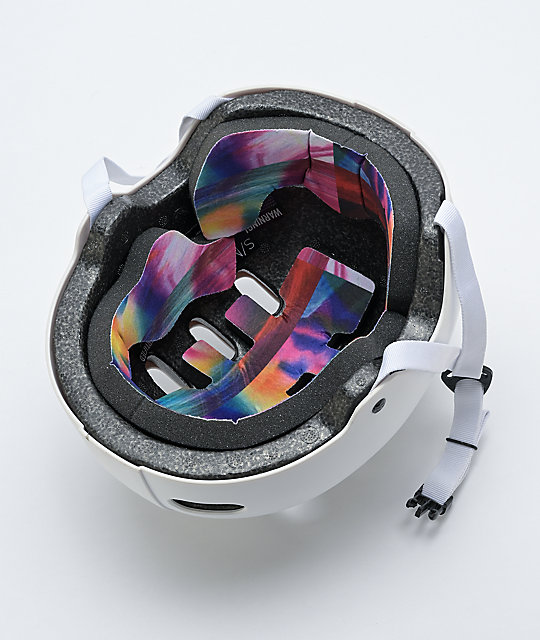 Destroyer Certified Spectrum White Skateboard Helmet | Zumiez