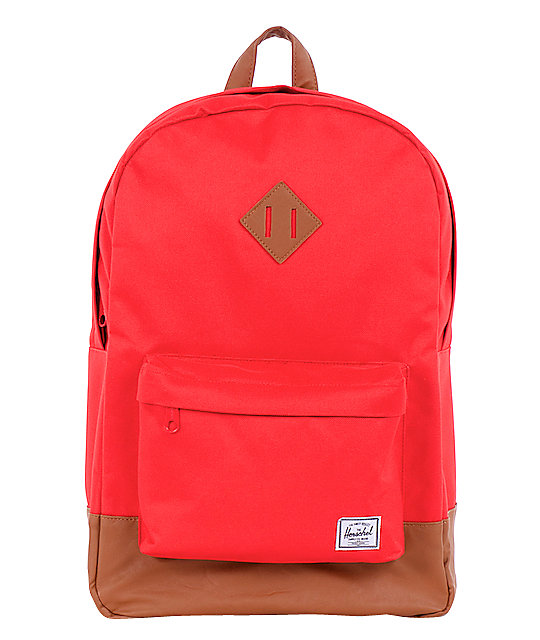 Herschel supply heritage red backpack
