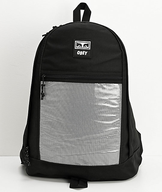 Obey Conditions Black Backpack | Zumiez