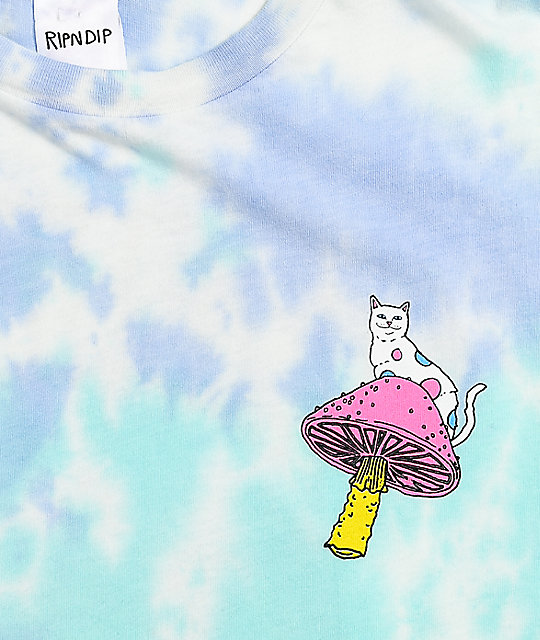 RIPNDIP Nermal Psychedelic Cotton Candy Long Sleeve T-Shirt | Zumiez