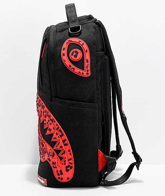 Sprayground Leopard Lips Red Backpack | semashow.com