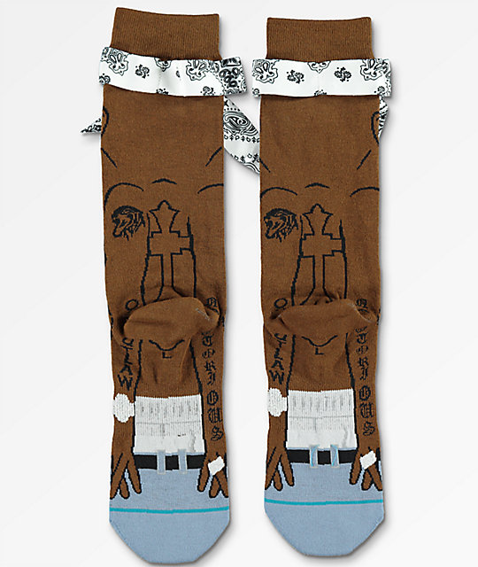 Stance Tupac V2 Crew Socks | Zumiez