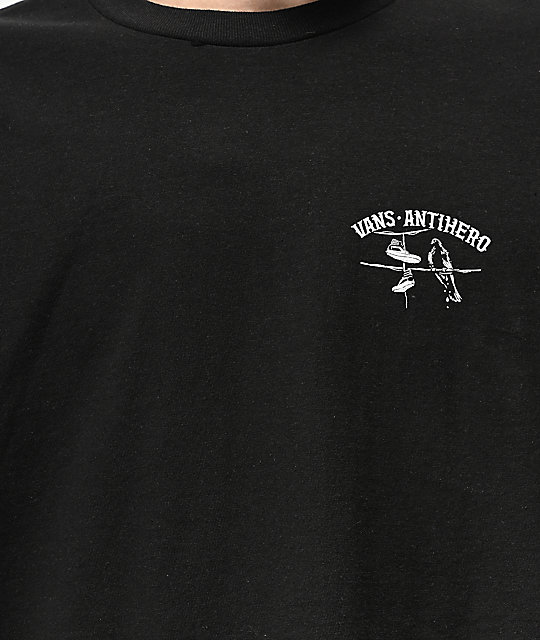 Venta > camiseta negra vans > en stock