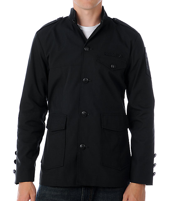 Volcom Officer Black Jacket | Zumiez